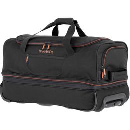 Travelite Herren Travelite Reisetasche &raquo;BASICS, verschiedene Gr&ouml;&szlig;en und Farben&laquo; Duffle Bag Reisegep&auml;ck Sporttasche Reisebag mit Trolleyfunktion orange