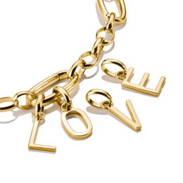 Thomas Sabo Damen Thomas Sabo Charm Buchstabe &raquo;Charm Alphabet/Buchstabe - Connect&laquo; gold