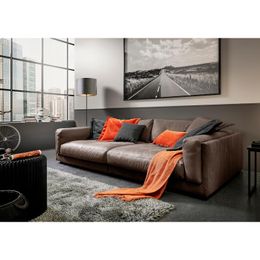 3C Candy Big-Sofa &raquo;Karalis mit extra gro&szlig;er Sitztiefe, elegantes Mega Sofa zum Relaxen,&laquo; auch in Cord- oder Leder-Bezug, lose Kissen, loungige 
