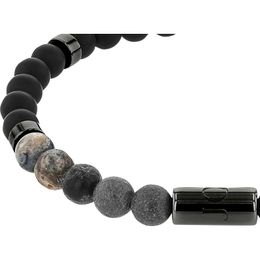 JOOP! Herren JOOP! Armband &raquo;2038991&laquo; mit Achat, Hypersthen schwarz