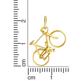 Firetti Damen Kettenanh&auml;nger &raquo;Schmuck Geschenk Gold 375 Halsschmuck Anh&auml;nger Halskette Fahrrad&laquo; () gold