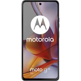 Motorola Smartphone &raquo;moto G75 5G&laquo; Anthrazit grau Neuer schneller und effizienter Snapdragon -Prozessor
