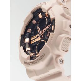 Casio G-Shock Damen Casio G-SHOCK Chronograph Quarzuhr, Armbanduhr, Damen, Herren,Digitaluhr, bis 20 bar wasserdicht beige