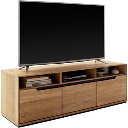 MCA living TV-Board &raquo;Araya Lowboard&laquo; 1 Stk. tlg. Schubkasten ged&auml;mpft braun Holzwerkstoff, Massivholz