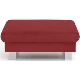 COTTA Hocker &raquo;Komaris, B: 100 cm&laquo; individuell zu kombinieren rot Microfaser PRIMABELLE (100% Polyester);Kunstleder SOFTLUX;Feinstruktur (100% 