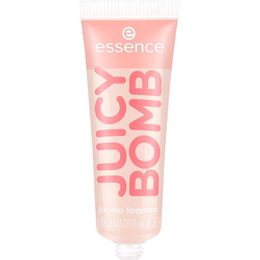 Essence Damen Lipgloss &raquo;JUICY BOMB PARTY jumbo lipgloss&laquo; Ultragl&auml;nzendes Finish, transparente Textur, Litschi-Duft, vegan.
