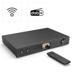 Hama Tuner &raquo;HiFi Tuner FM, DAB DAB+, Internetradio, Bluetooth Receiver & Transmitter&laquo; mit Timer, Weckfunktion, Farbdisplay, Spotify und Amazon...