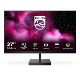 Philips LED-Monitor &raquo;276C8/00&laquo; 68, 47 cm/15 &prime;&prime; 2560 x 1440 px 4 Reaktionszeit 75 Hz schwarz neigungsverstellbar, Low-blue-light-Technologie,...