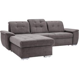 exxpo - sofa fashion Ecksofa &raquo;Derby Inkl. Kopfteilverstellung, wahlw. Bett & Bettkasten, L-Form&laquo; EXTRA an Komfort zum Relaxen, Entspannen und 