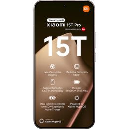 Smartphone &raquo;15T Pro 12+512&laquo; mocha gold gold Xiaomi HyperAI