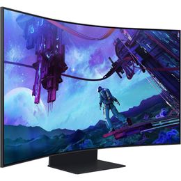 Samsung Curved-Gaming-Monitor &raquo;S55CG970NU&laquo; 138 cm/55 &prime;&prime; 3840 x 2160 px 1 Reaktionszeit 165 Hz schwarz Integrierte DolbyAtmos Lautsprecher mit Sound Dome 