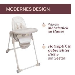 Chicco Hochstuhl &raquo;Polly Armonia Motherpearl&laquo; () mit Essbrett wei&szlig;