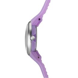 SINAR Damen SINAR Quarzuhr &raquo;XB-36-7&laquo; Armbanduhr,Kinderuhr,M&auml;dchen,Geschenkidee,Schulanfang, Silikonarmband lila