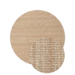Hanse Home Teppich &raquo;Jaipur Juteteppich, als L&auml;ufer und in Rund&laquo; rechteckig 10 mm H&ouml;he 100% Naturfaser, Wohnzimmer, Esszimmer, Schlafzimmer, GRS beige 