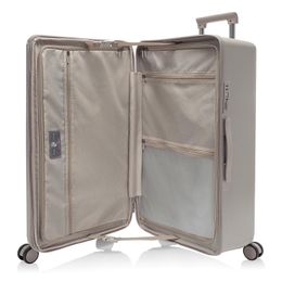 Heys Herren Hartschalen-Trolley &raquo;Earth Tone Trunk L&laquo; 106 l 4 Rollen Trunk-Koffer Hartschalen-Koffer TSA-Schloss Volumenerweiterung beige