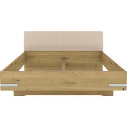 Musterring Holzbett &raquo;Savona, Bettgestell, Bettrahmen, teilmassiv Bianco-Eiche&laquo; Belastbarkeit 220 Kg, 4-fache Liegeh&ouml;henverstellung, MADE IN GERMANY, Kopfteil 