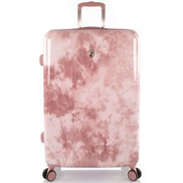 Heys Herren Hartschalen-Trolley &raquo;Tie-Dye pink, 76 cm&laquo; 124 l 4 Rollen x Joachim Llambi Hartschalen-Koffer Volumenerweiterung pink