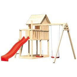 Konifera Spielturm &raquo;Finni&laquo; BxTxH: 347x264x291 cm beige Holzwerkstoff