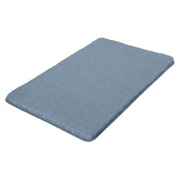 Kleine Wolke Badematte &raquo;RELAX&laquo; H&ouml;he 30 mm rutschhemmend beschichtet fu&szlig;bodenheizungsgeeignet Badteppich, Uni Farben, rechteckig, rund & als Set erh&auml;ltlich blau 