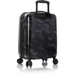 Heys Herren Hartschalen-Trolley &raquo;Black Camo, 53 cm&laquo; 40 l 4 Rollen x Joachim Llambi Hartschalen-Koffer Volumenerweiterung schwarz-wei&szlig;