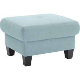Sit & More sit&more Hocker &raquo;Varese&laquo; blau Flachgewebe (95% Polyester, 5% Polyamid);Luxus-Microfaser ALTARA NUBUCK (100% Polyester);Struktur fein (100% Polyester)