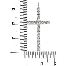 Firetti Damen Kettenanh&auml;nger &raquo;Schmuck Geschenk Halsschmuck Anh&auml;nger f&uuml;r Halskette Kreuz&laquo; () Made in Germany - mit Zirkonia (synth.) silber
