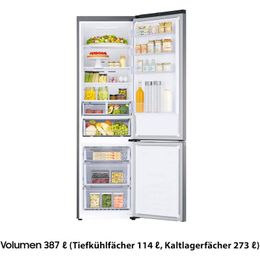 Samsung K&uuml;hl-/Gefrierkombination &raquo;RL38T607BS9&laquo; 203 cm hoch 59,5 cm breit silber