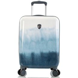 Heys Herren Hartschalen-Trolley &raquo;Tie-Dye blau, 53 cm&laquo; 45 l 4 Rollen x Joachim Llambi Handgep&auml;ck-Koffer Reisegep&auml;ck blau