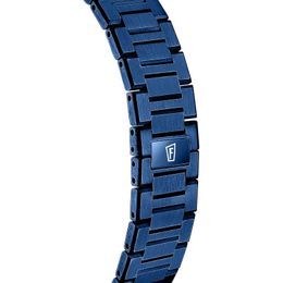 Festina Herren &raquo;Riv&eacute; Collection&laquo; Armbanduhr, Damenuhr, Herrenuhr, Swiss Made, Edelstahlarmband, Datum blau