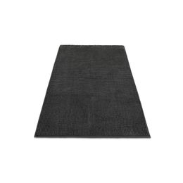 Wecon home Basics Badematte &raquo;Balu&laquo; H&ouml;he 14 mm Chenille, waschbar, rutschfest, schnell trocknend, weich, Badteppich grau Polyester