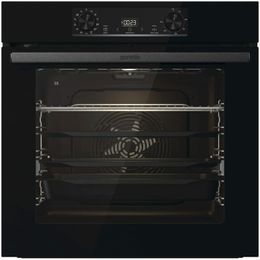 Gorenje Pyrolyse Backofen &raquo;BPS6737E14BG&laquo; mit 1-fach-Teleskopauszug mit Pyrolyse-Selbstreinigung AirFry-Funktion schwarz Pyrolyse Backofen
