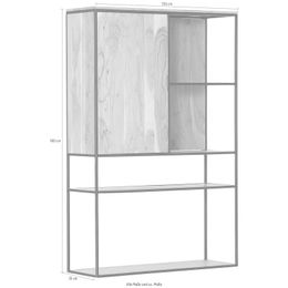 GUTMANN FACTORY Highboard &raquo;Porto&laquo; Vitrine, Breite 105 cm schwarz