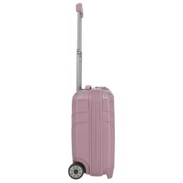 Travelite Herren Travelite &raquo;ELVAA Business-Trolley&laquo; 30 l 4 Rollen Reisegep&auml;ck Handgep&auml;ck-Koffer Trolley-Aufsteck-System TSA Schloss rosa