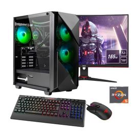 Hyrican Gaming-PC-Komplettsystem »Striker SET02257« 27 ′′ Ryzen Ryzen 5 GeForce RTX 3060 16 GB RAM 960 GB SSD 5600X, Windows 11, inklusive 27"...