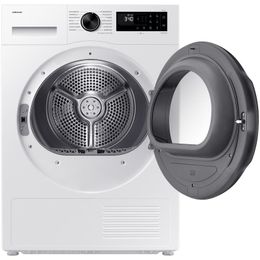 Samsung W&auml;rmepumpentrockner &raquo;DV9EDG52A0AEEG&laquo; DV5000D 9 Optimal Dry ‐ Intelligent Trocknen mit Sensoren wei&szlig; Air Refresh - Schnell Auffrischen leicht gemacht