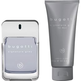 Bugatti Herren Bugatti Eau de Toilette &raquo;Bugatti Signature Grey for him GP EdT 100ml + 200 ml SG&laquo; Herrenduft-Set mit holziger Note, ideal f&uuml;r den 