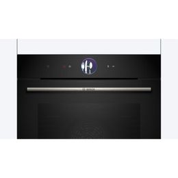 Bosch Einbaubackofen Serie 8 &raquo;HBG7363B1&laquo; mit Teleskopauszug nachr&uuml;stbar AirFry-Funktion schwarz Einbaubackofen