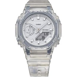 Casio G-Shock Damen Casio G-SHOCK Chronograph Quarzuhr, Armbanduhr, Damen, Herren, digital, bis 20 bar wasserdicht transparent