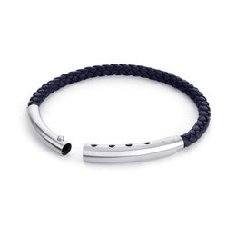 Fynch-Hatton Herren Fynch-Hatton Lederarmband &raquo;Schmuck Geschenk Armband The Leather Classic&laquo; blau