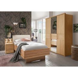 Wiemann Nachtkonsole &raquo;Kiruna, Eiche teilmassiv, Made in Germany, mit Soft-Close-Funktion&laquo; in stilvoller Optik braun Holz teilmassiv