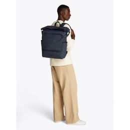 Tommy Hilfiger Damen Freizeitrucksack &raquo;TH COLOUR ROLLTOP BACKPACK&laquo;, Men Reiserucksack, Travelbag mit praktischen Seitentaschen blau B/H/T: 30cm x 15cm