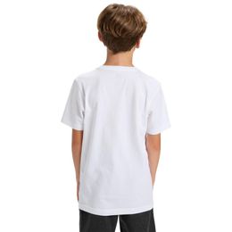 Quiksilver Jungen T-Shirt &raquo;Ev Comp Check&laquo; wei&szlig; 14