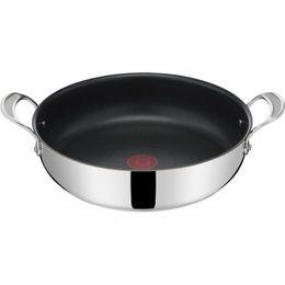 Tefal Servierpfanne &raquo;Jamie Oliver Cook's Classic, Schmorpfanne Induktion beschichtet&laquo; Edelstahl 1 Stk. tlg. Thermo-Signal bei idealer Brattemperatur, f&uuml;r 
