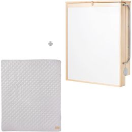 Roba Wickelregal &raquo;Wandwickelregal klappbar, inkl. Wickelunterlage Roba Style grau&laquo; bis 15 kg zur Montage an die Wand 67 cm beige