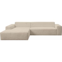 WERK2 Ecksofa &raquo;Zeus-XL, Mega-Sofa mit gro&szlig;er Sitztiefe, Stellma&szlig;e 311cm x 210cm&laquo; Curvy Trend Garnitur mit urbaner Optik, bequem, Big-Sofa, L-Form 