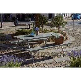Plus Garten-Essgruppe &raquo;Alpha Kombim&ouml;bel&laquo; 1 Stk. tlg. 177x161x73/45 cm grau ABS-Kunststoff, Polywood