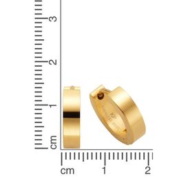 Firetti Damen Paar Creolen &raquo;Schmuck Geschenk Basic, &Oslash; 14 mm&laquo; gold