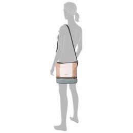 Tom Tailor Damen Tom Tailor Hobo &raquo;Juna&laquo; aus soft genarbtem ledrigen Material mit gl&auml;nzenden Metall-Accessoires rosa