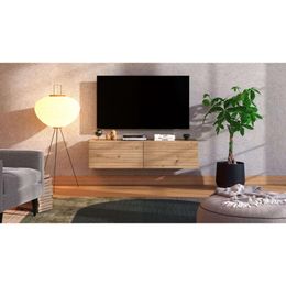 Inosign TV-Board &raquo;Royan, TV-Bank, TV-Schrank, Wandmontage&laquo; in verschiedenen Breiten 128/154/192 cm, Push-to-Open, FSC braun FSC -zertifizierter 