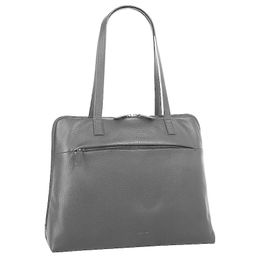 Betty Barclay Damen Shopper echt Leder schwarz
